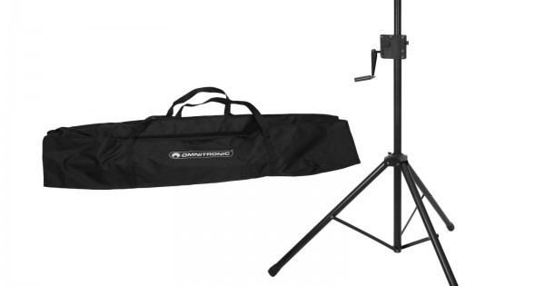 STS-1 Speaker Stand with Crank and winch + Carrying Bag OMNITRONIC