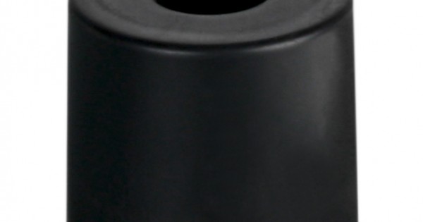 4913 rubber foot 38x33 mm black with steel insert